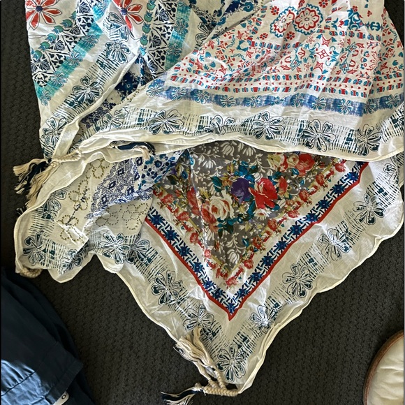 Sundance | Accessories | Sundance Multicolor Floral Scarf | Poshmark